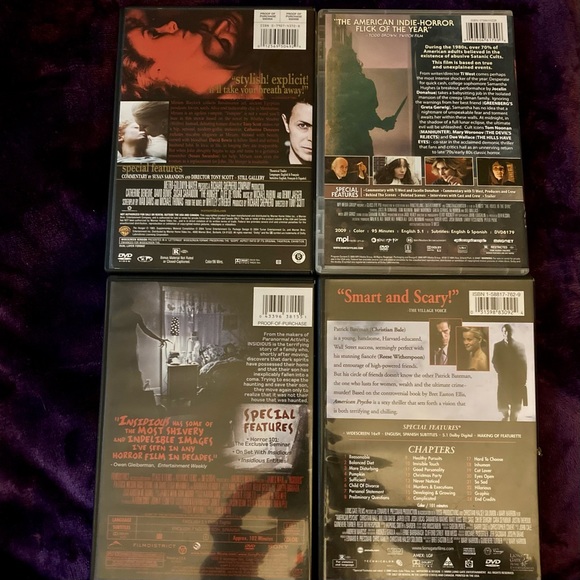 dvd | Media | Four Dvd Horror Movie Bundle | Poshmark
